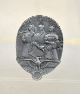 WW2 German Labour Day Badge Nazi Award Dated 1935 - Sally Antiques