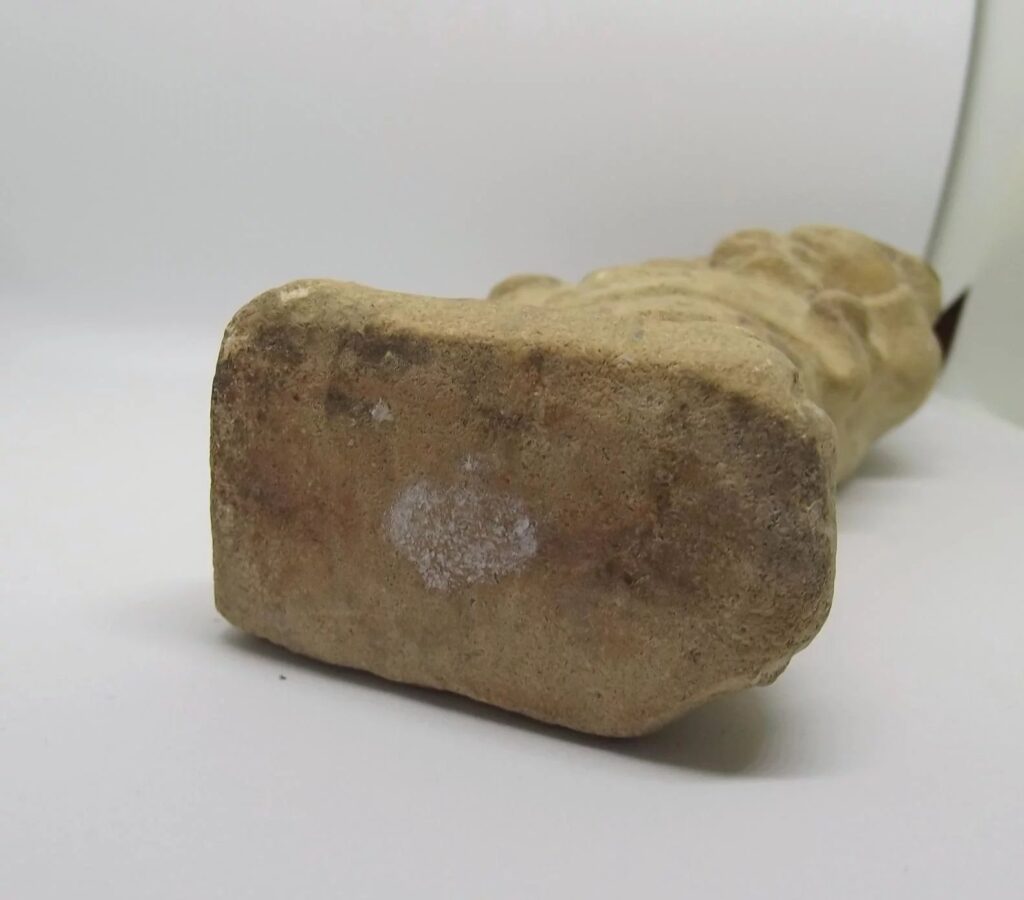 14th Century Limestone Mary & Jesus Carved Figure - Sally Antiques