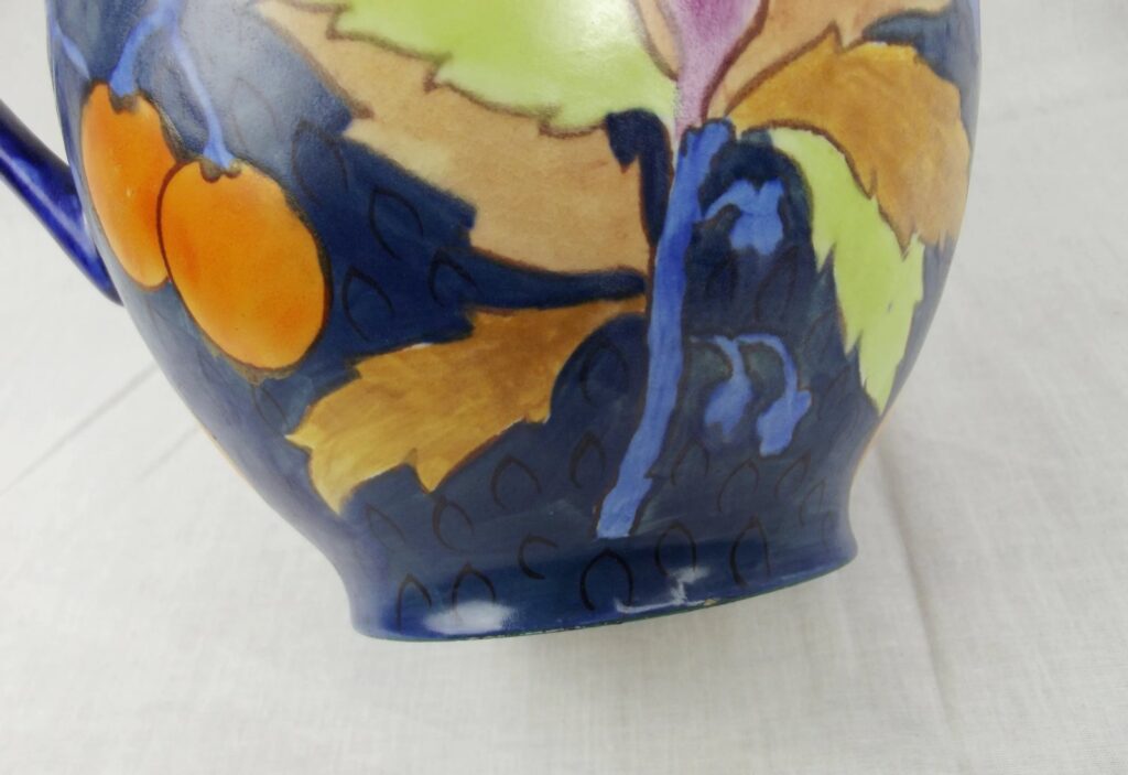 1930’s Carlton Ware Handcraft Cherry Pattern Jug - Sally Antiques