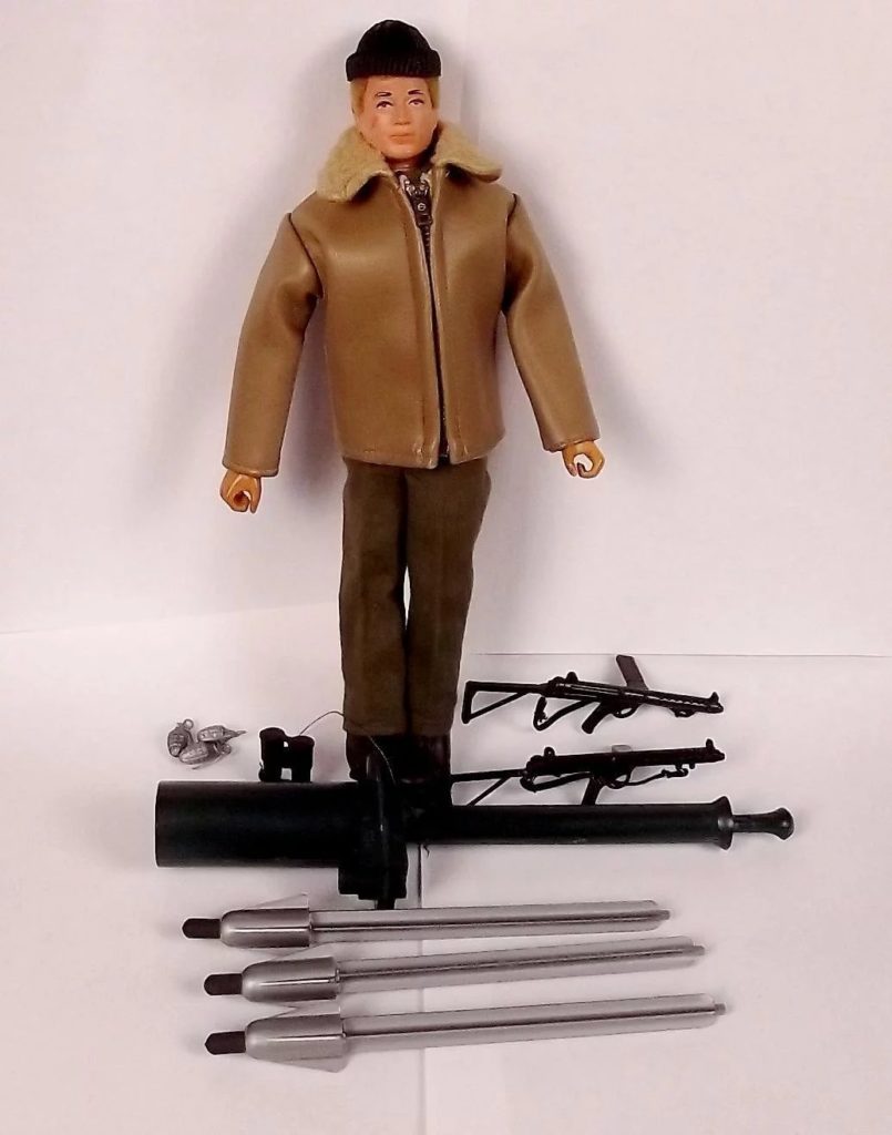 1964 Palitoy Flock Hair Action Man & Various Extras - Sally Antiques