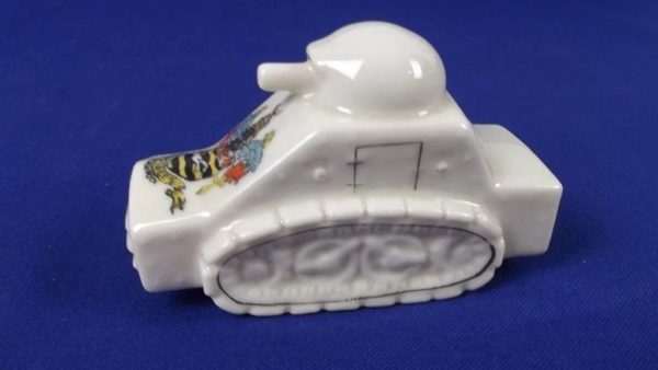 Grafton Crested China Bandon Crested WW1 Tank - Sally Antiques