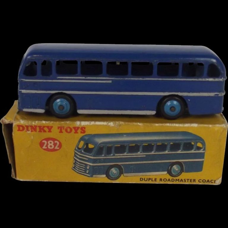 Boxed Dinky Toys 282 Blue Duple Roadmaster Coach 1954-1960 - Sally Antiques