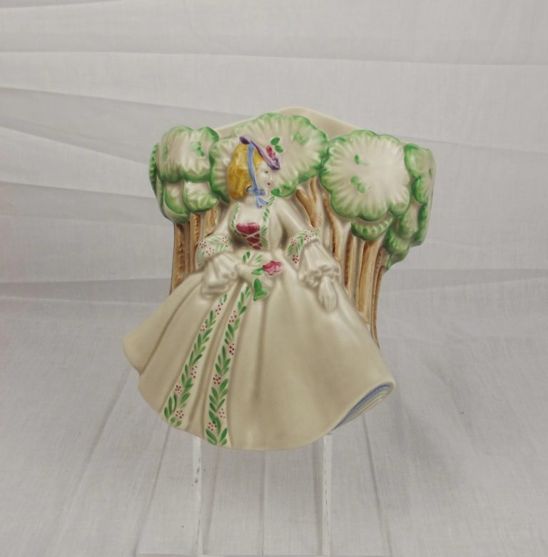 Clarice Cliff Lady Anne Wall Pocket c1930's - Sally Antiques