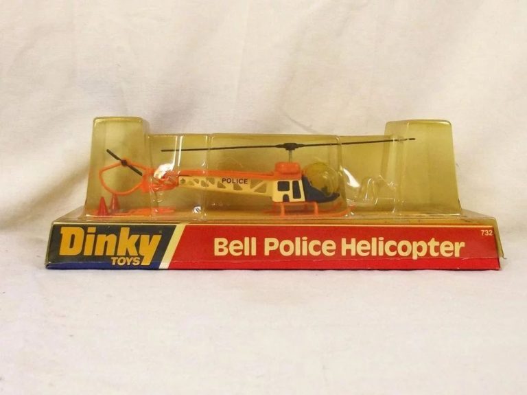 Dinky 732 Bell Police Helicopter - Sally Antiques