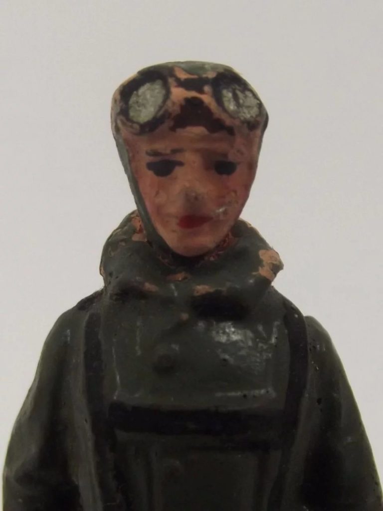 Elastolin Luftwaffe Jet Pilot - Rare - Issued In 1944 Only - Sally Antiques