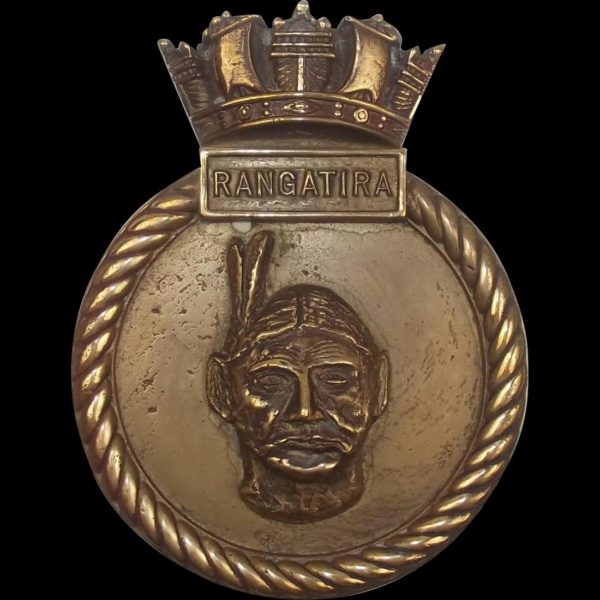 HMS Caledon Bronze Ships Boats Badge - Sally Antiques