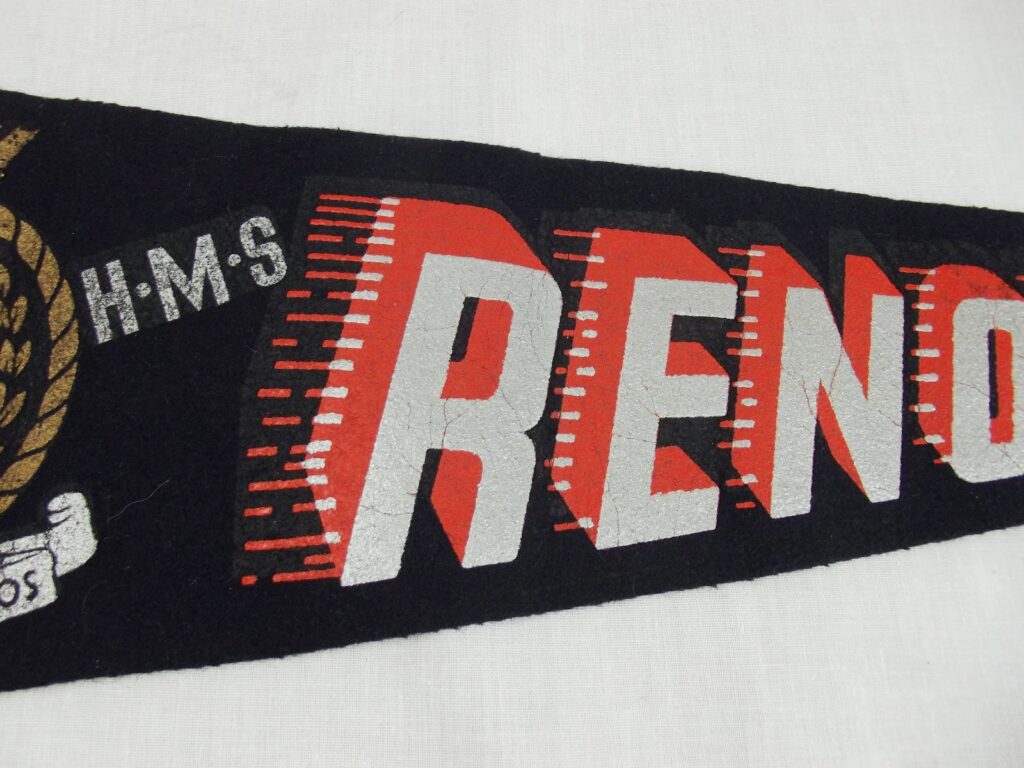 HMS Renown (1916) Pennant - Sally Antiques