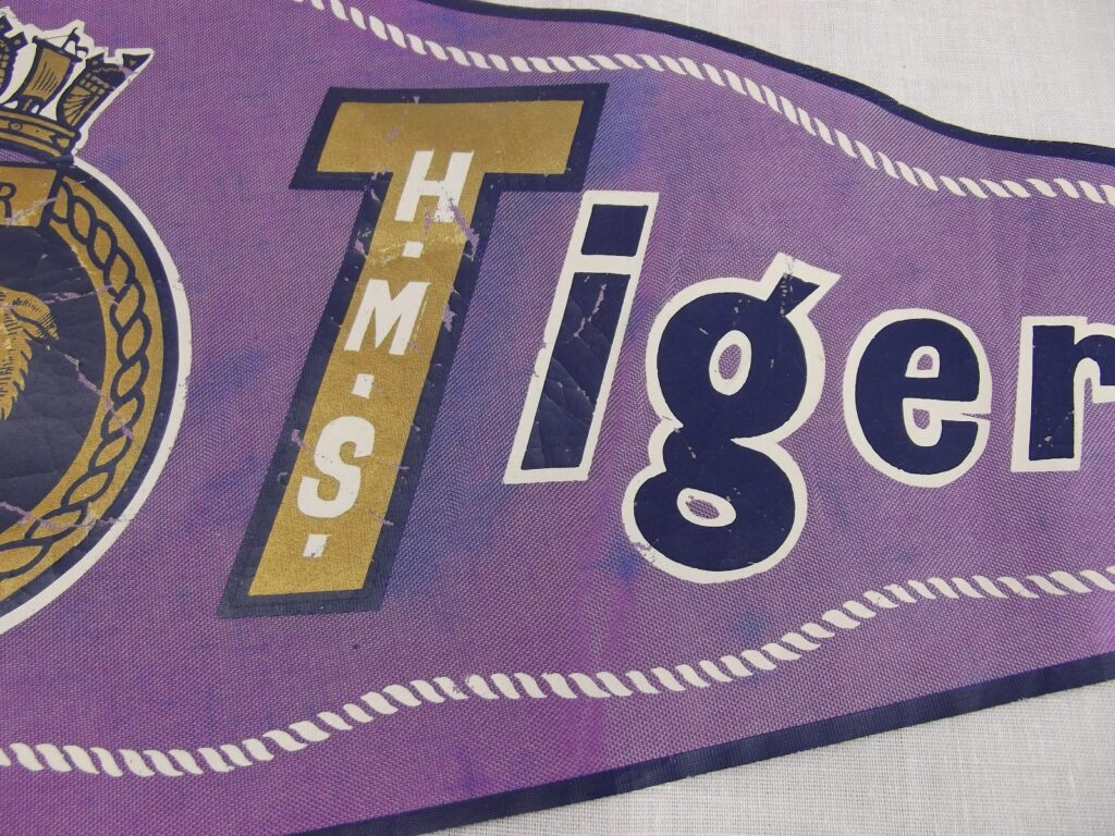 HMS Tiger (C20) Pennant - Sally Antiques