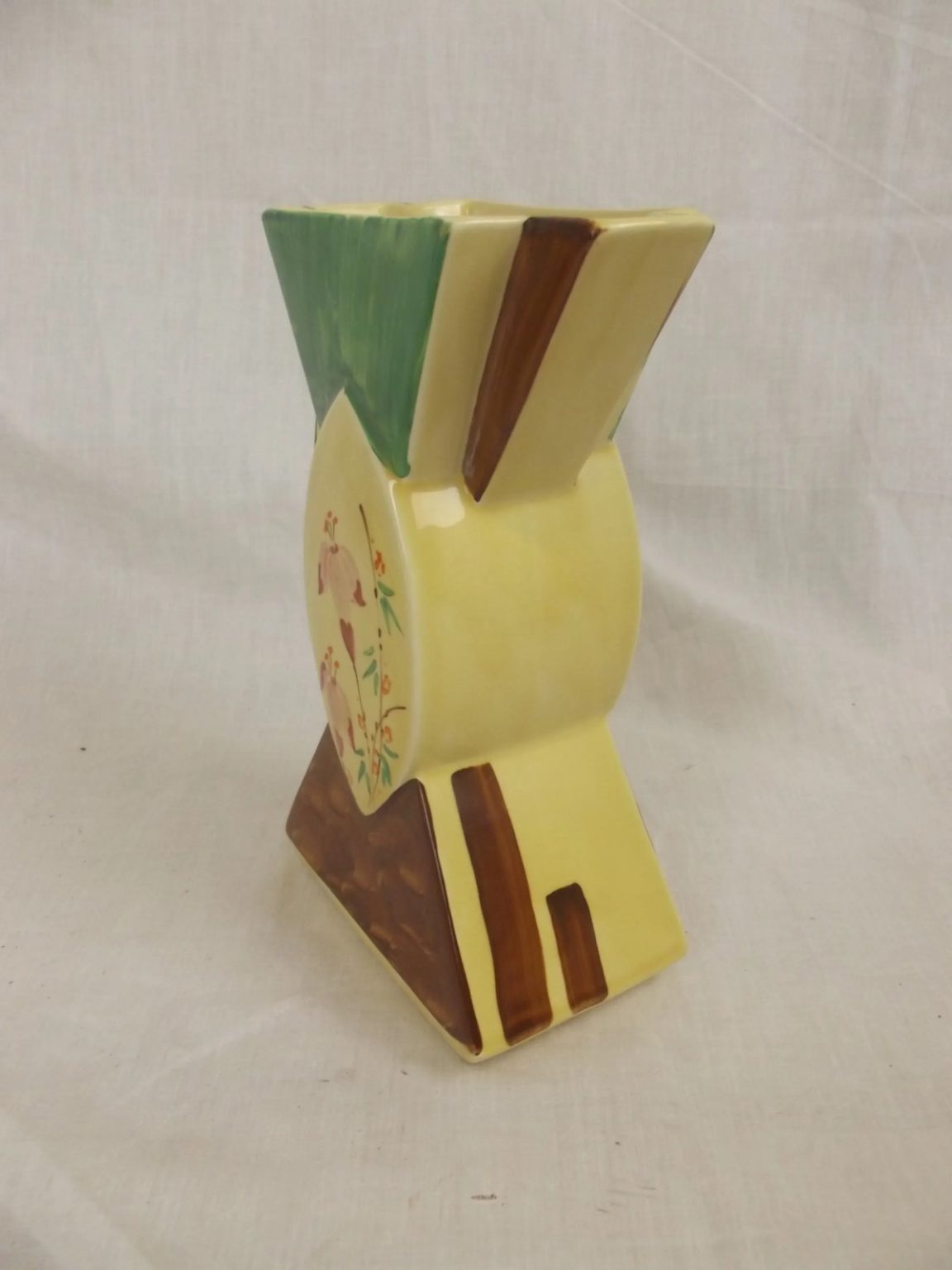 Myott, Son & Co. Art Deco Bowtie Vase - Sally Antiques