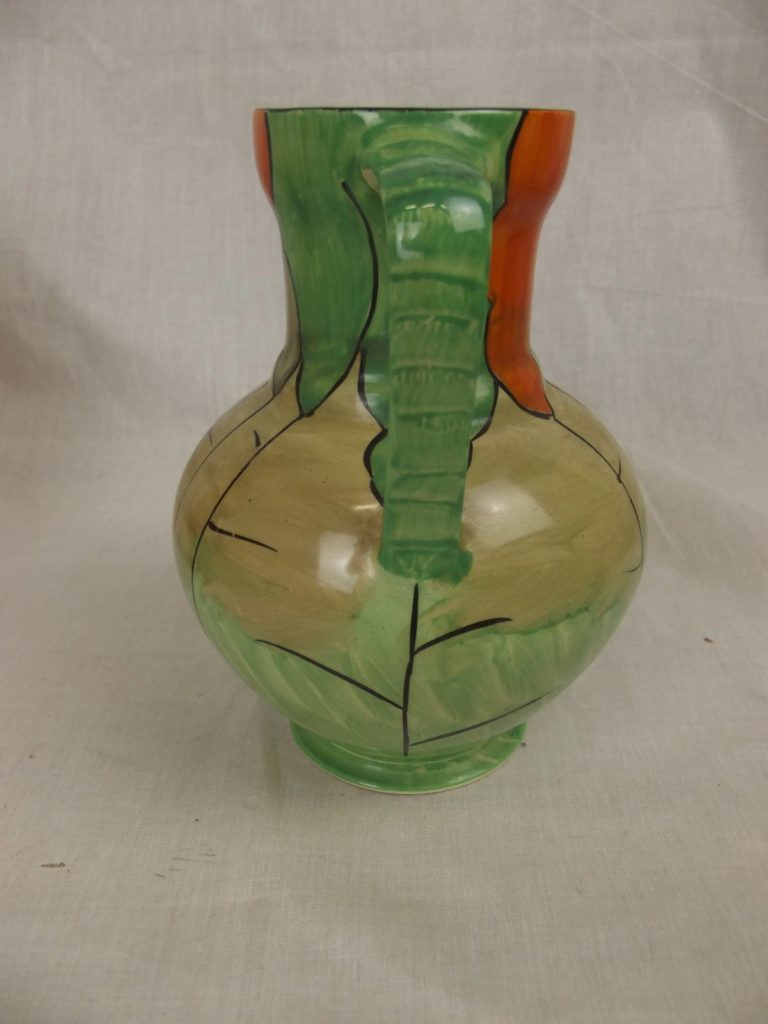 Myott, Son & Co. Art Deco Chicken Neck Vase With A Stylised Tree ...