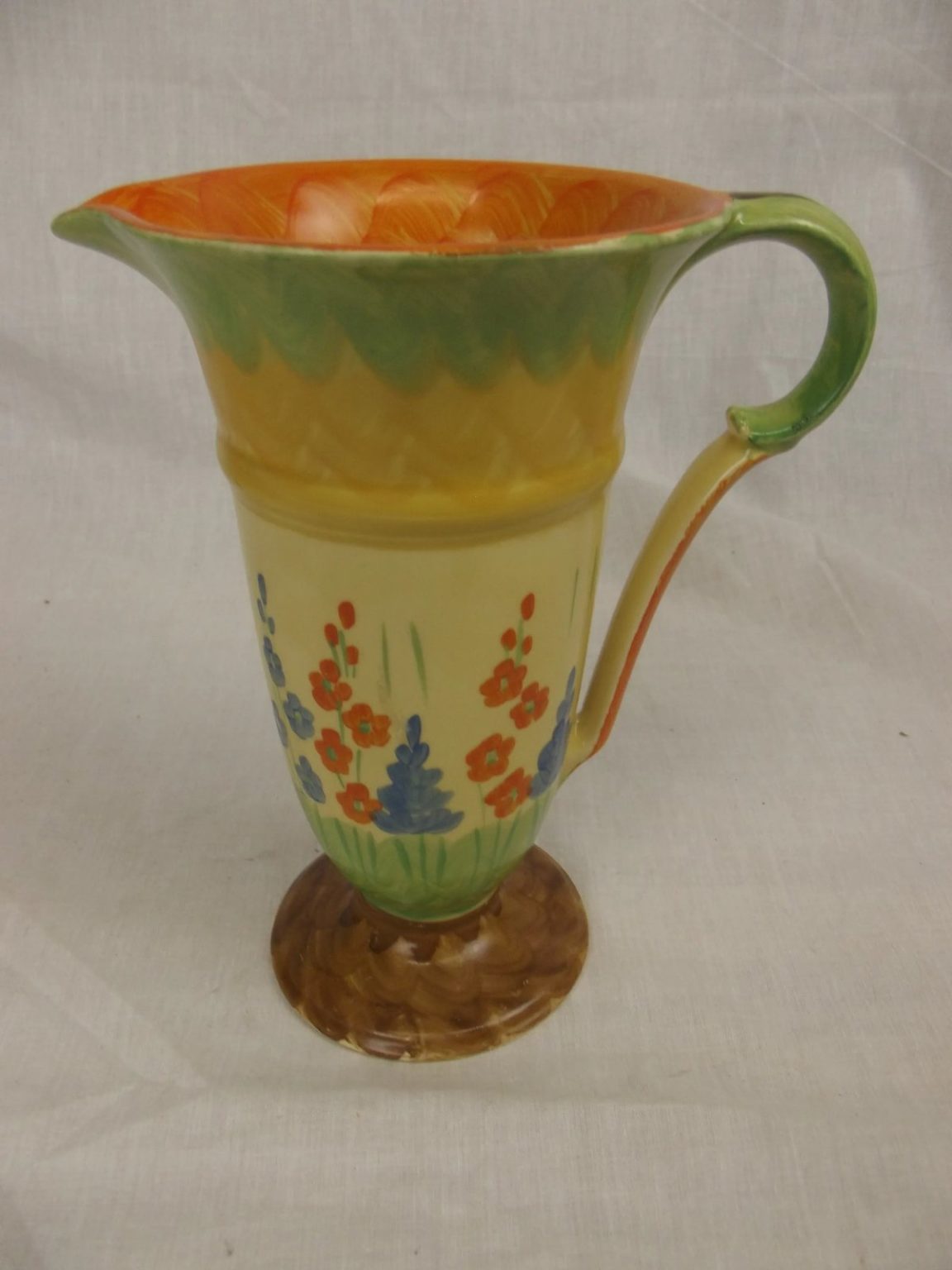 Myott, Son & Co. Art Deco Trumpet Vase - Sally Antiques
