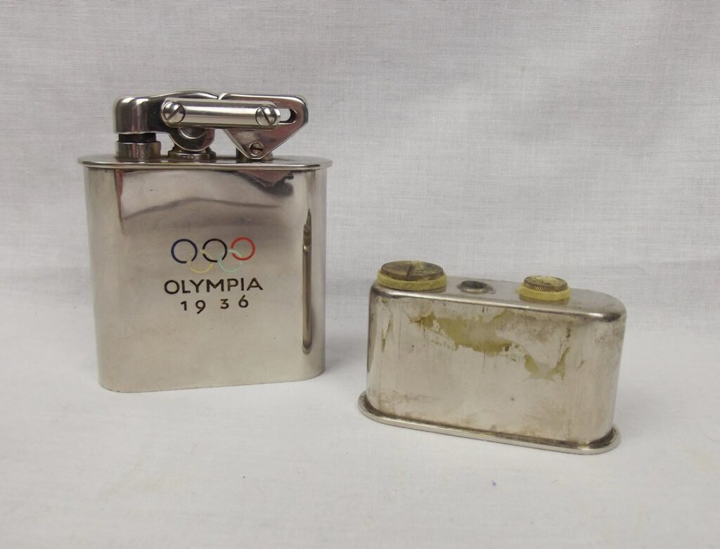Original 1936 Olympics Cigarette Lighter - Sally Antiques