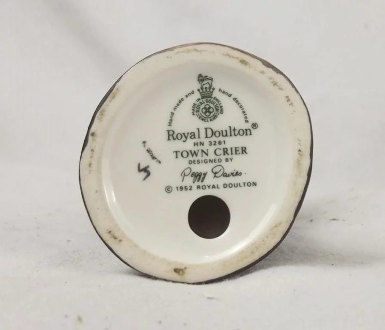 Royal Doulton Town Crier Miniature Figurine - Sally Antiques