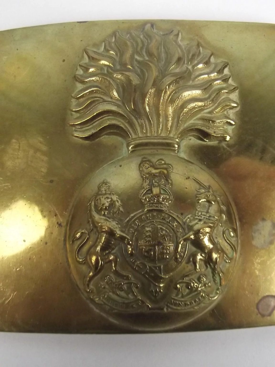 Royal Fusiliers Cross Belt Plate - Sally Antiques