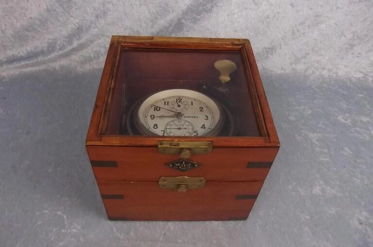 Russian 2 Day Chronometer U.M. Kupoba Ships Clock - Sally Antiques