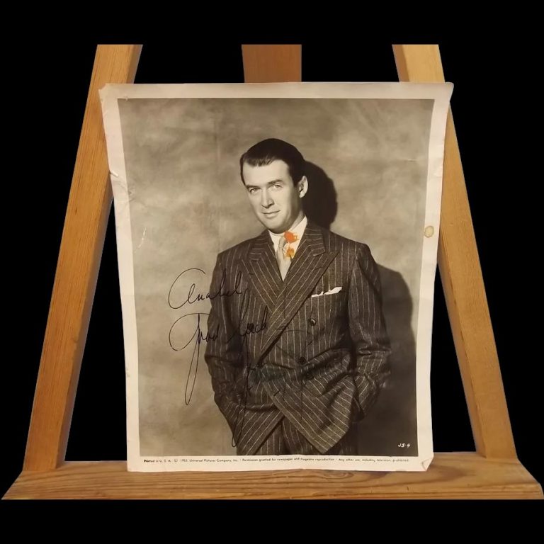 Signed Autograph Universal James “Jimmy” Stewart Studio Shot 1953 ...