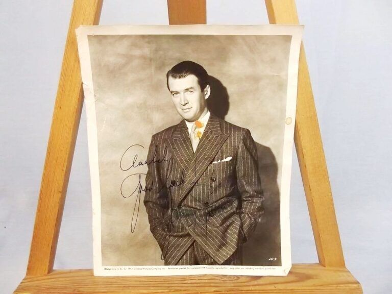 Signed Autograph Universal James “Jimmy” Stewart Studio Shot 1953 ...