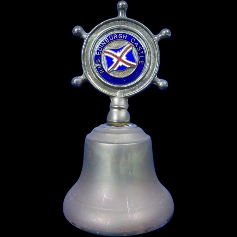 Union Castle RMS Edinburgh Castle Nautical Table Bell c1960 - Sally ...