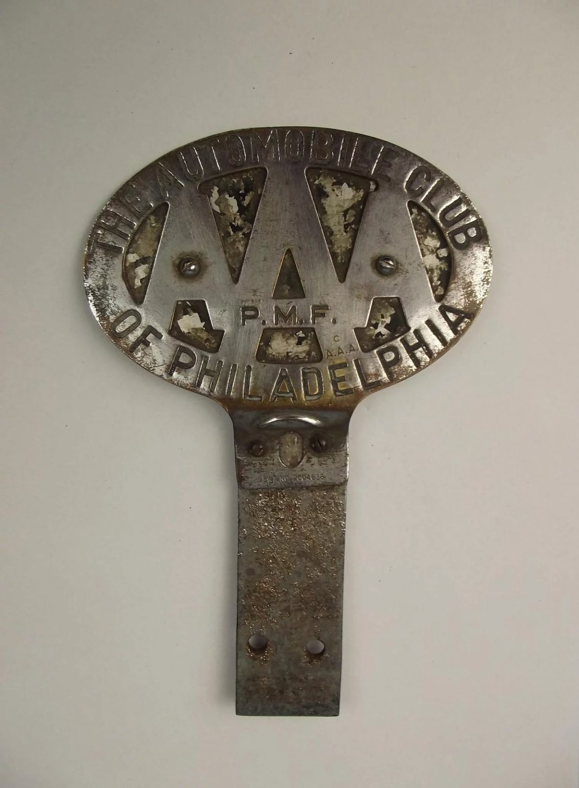 Vintage Automobile Club Of Philadelphia AAA Car Badge - Sally Antiques