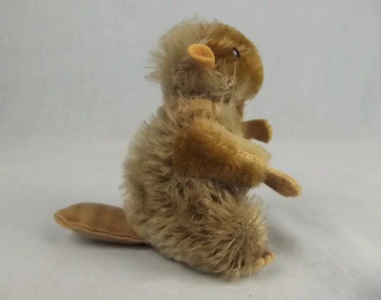 Vintage Steiff Beaver Plush Toy ‘Nagy’ 1950’s - Sally Antiques
