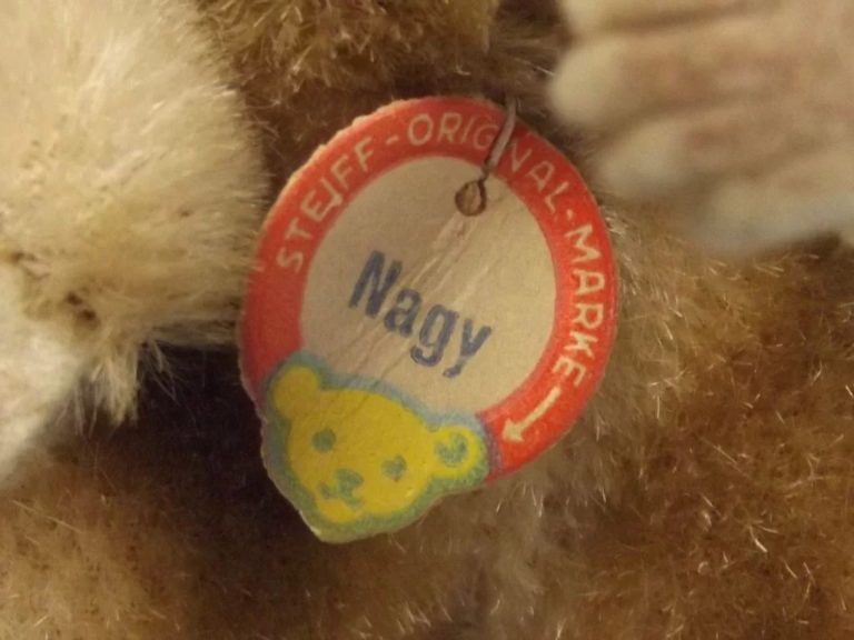 Vintage Steiff Beaver Plush Toy ‘Nagy’ 1950’s - Sally Antiques