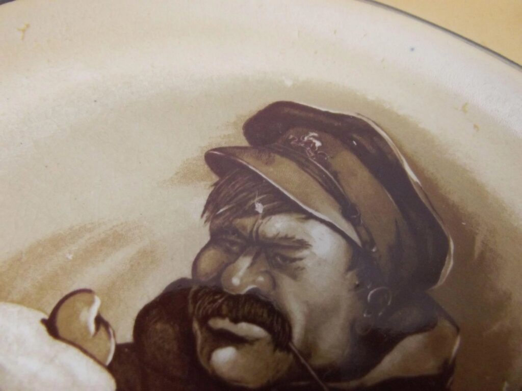 WW1 Grimwades Bruce Bairnsfather Old Bill Plate - Sally Antiques
