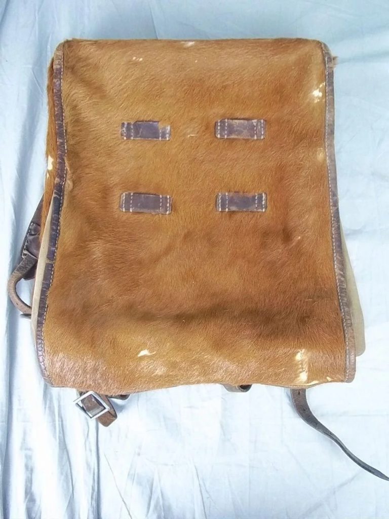 WW2 German Pony Fur Model 1934 Tournister Backpack Dated 1936 - Sally ...