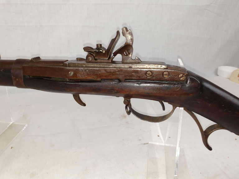 1st 1819 Model Harpers Ferry J. H. Hall Breech Loading Flintlock Rifle ...