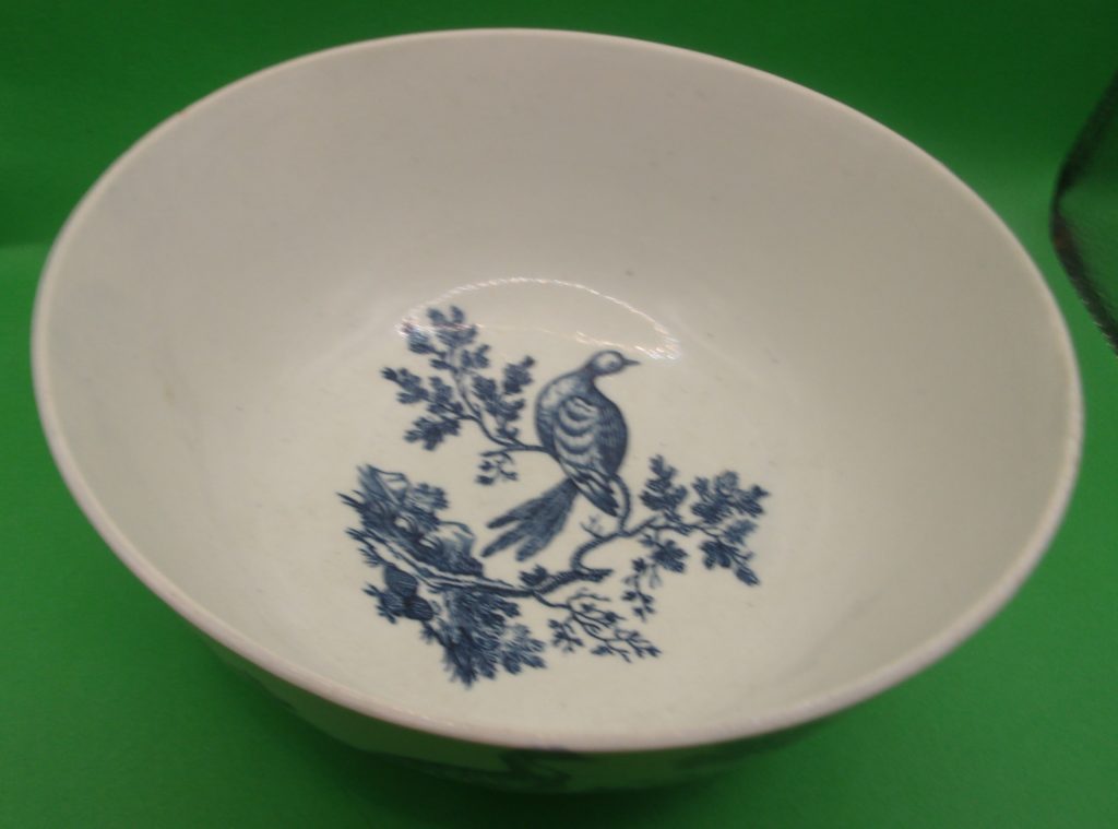 18th Century Worcester Porcelain Slop Bowl With The Birds In Branches ...