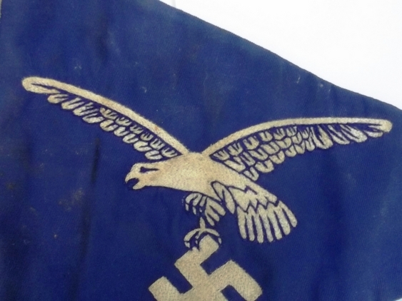 German WWII Luftwaffe Officer’s Triangular Car Pennant – sallyantiques ...