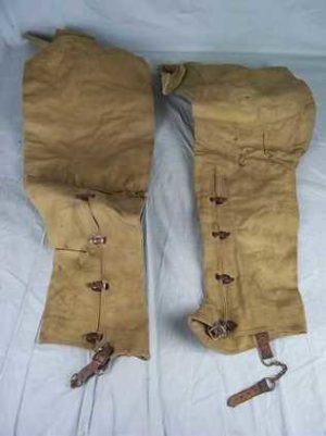 WW2 US Full Leg Gaiters - Sally Antiques