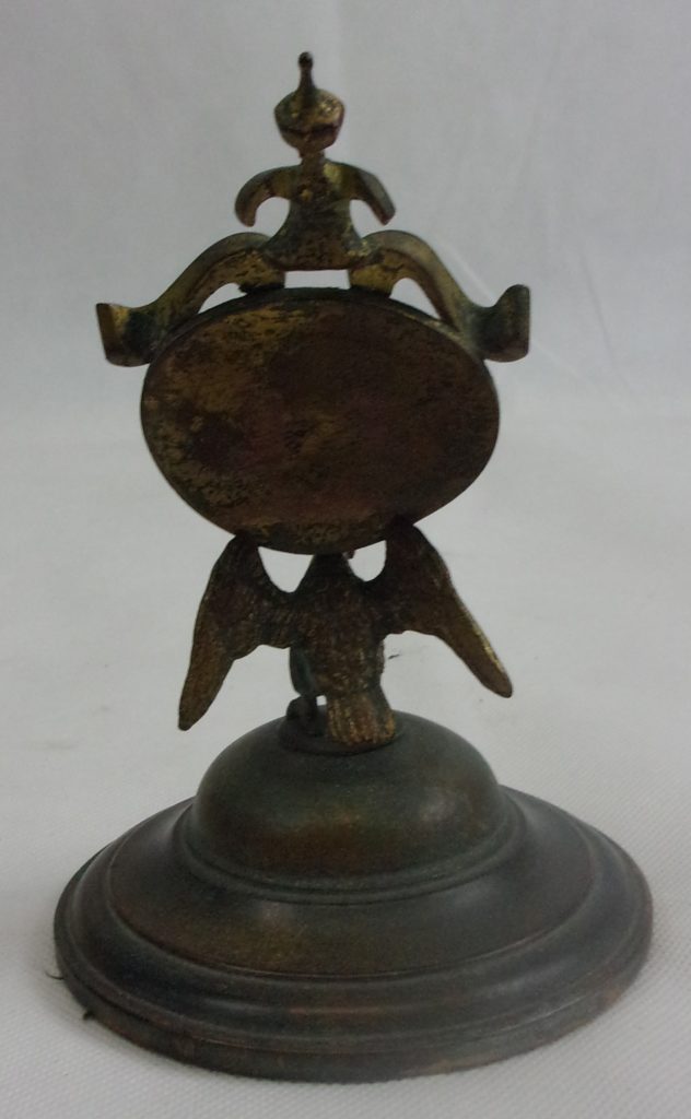 Victorian Brass Watch Stand With Eagle Mount - Sally Antiques