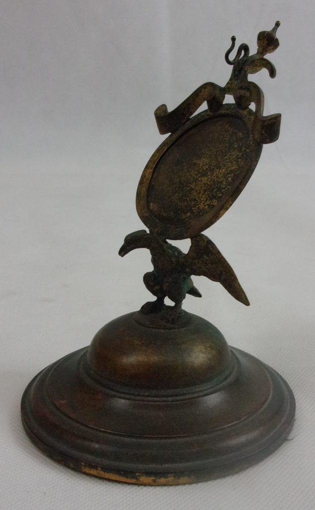 Victorian Brass Watch Stand With Eagle Mount - Sally Antiques