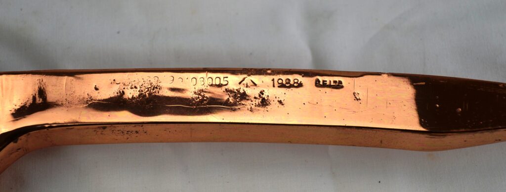 1980s Military Copper Pickaxe Head - Sally Antiques