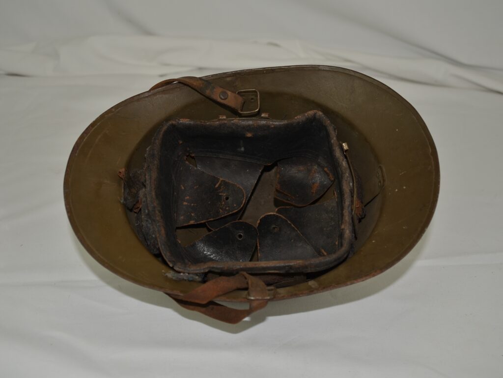 An Original French WW2 M26 Adrian Helmet In Original Condition - Sally ...