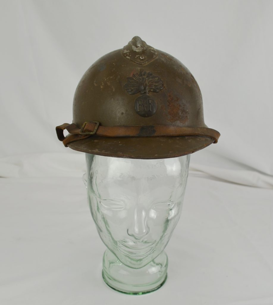 An Original French WW2 M26 Adrian Helmet In Original Condition - Sally ...