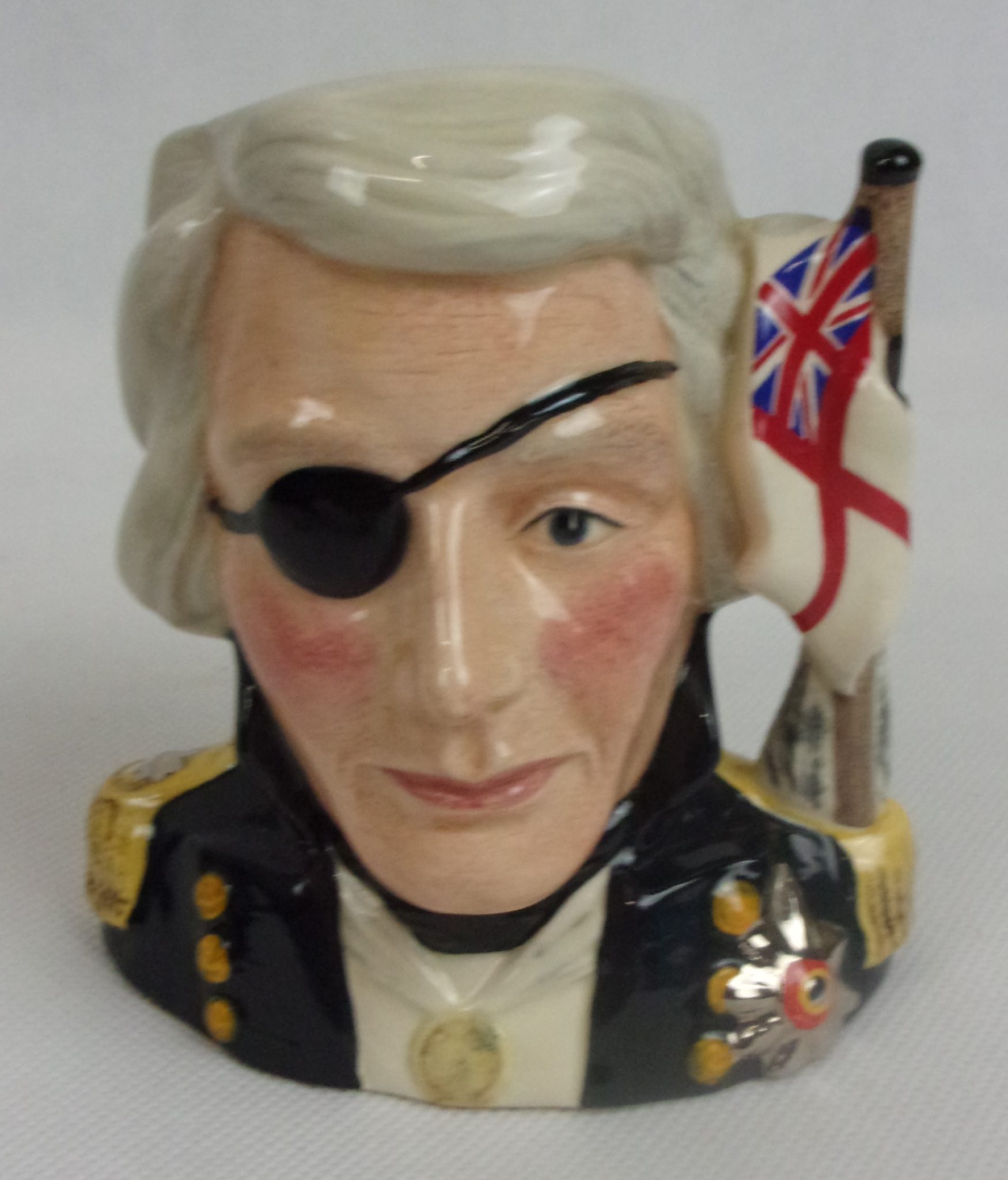 Small Royal Doulton D6963 Nelson Toby Jug - Sally Antiques