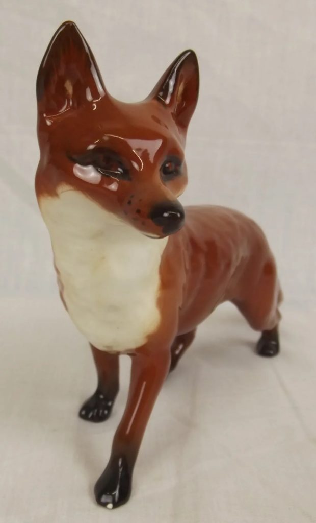 Beswick Of England Fine Bone China Fox Model Number 1016a - Sally Antiques