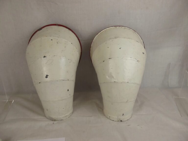 Pair Of Vintage Steel Ships Engine Cowls - Sally Antiques