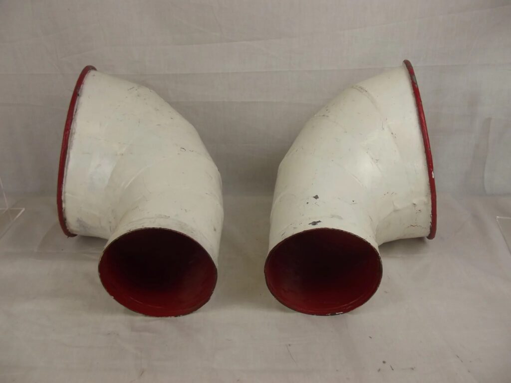 Pair Of Vintage Steel Ships Engine Cowls - Sally Antiques