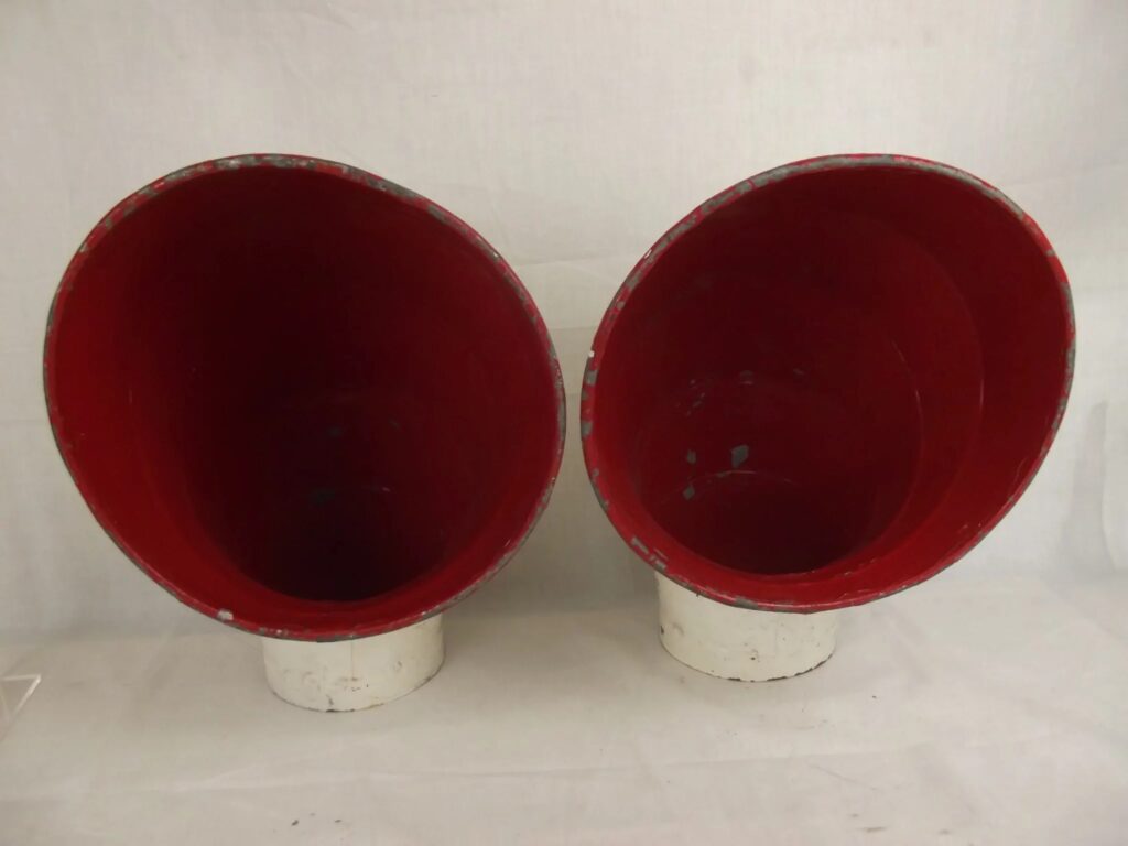 Pair Of Vintage Steel Ships Engine Cowls - Sally Antiques
