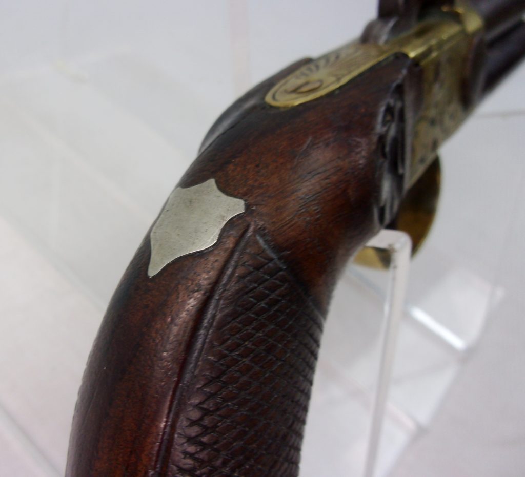 19th Century Tap Action Percussion Pistol - Sally Antiques