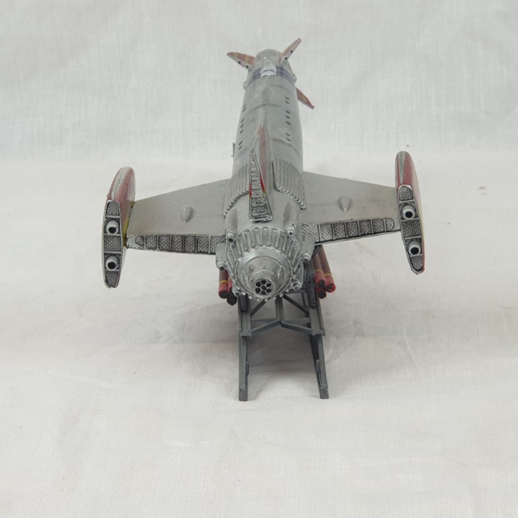 3D Printed And Hand Built Model Of Fireball XL5 With Its Launching Ramp ...