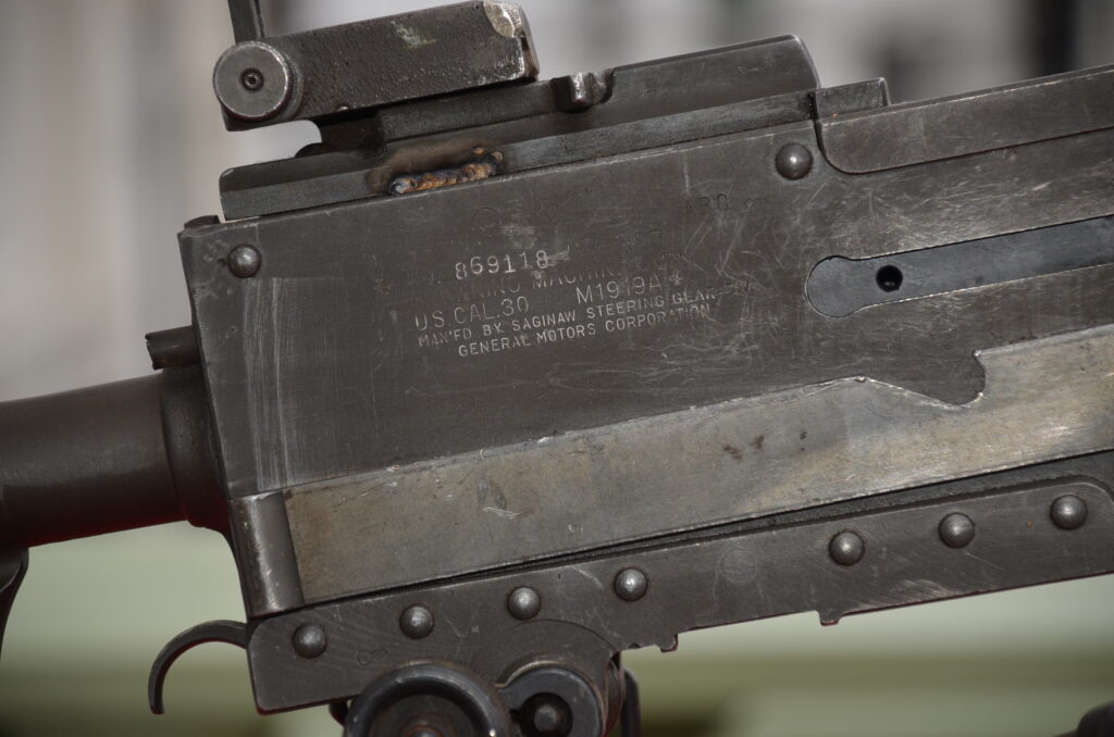 WW2 Browning .30 Cal M1919A4 Macine Gun On 1942 Original Tripod - Sally ...