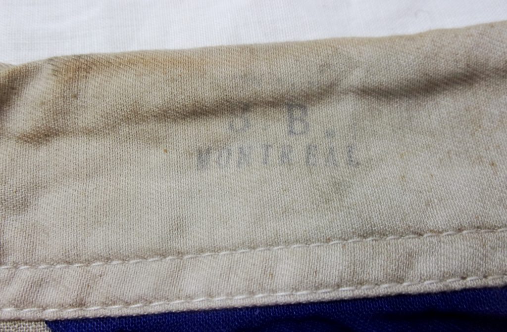 WW2 Royal Canadian Air Force Base Flag Dated 1945 - Sally Antiques
