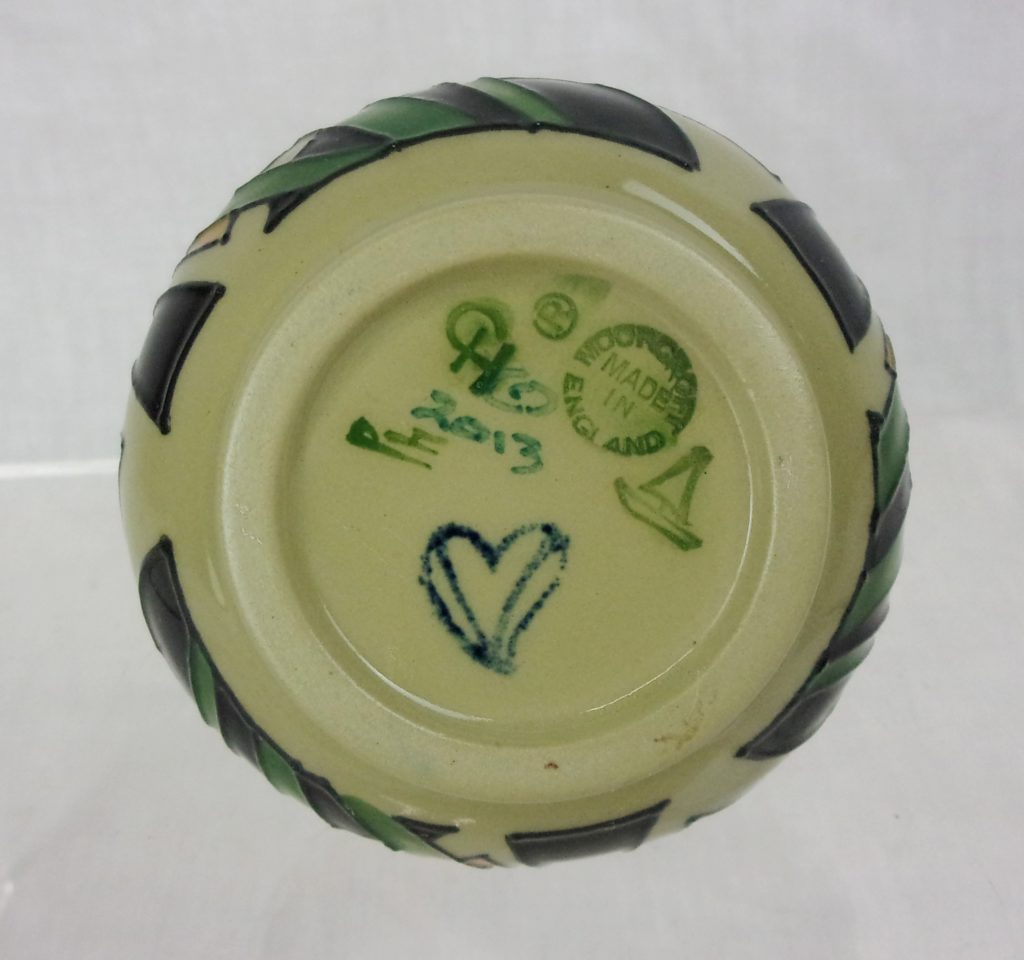 Moorcroft Lily Of The Valley Pattern Small Vase - Sally Antiques