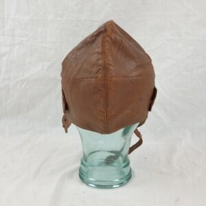 British WW1 Leather Flying Cap - Sally Antiques