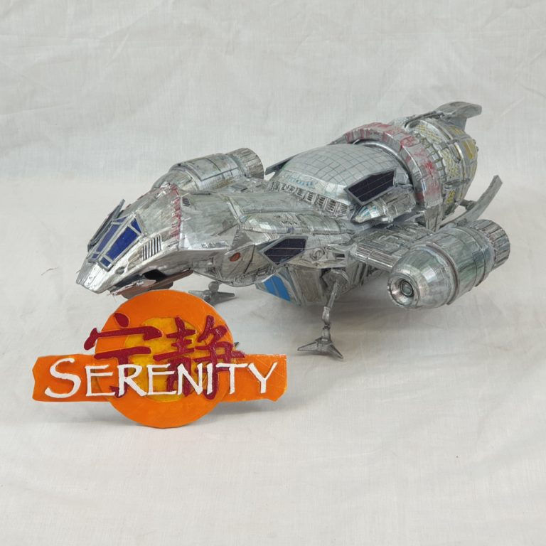 Hand Built And Painted Model Of The Serenity A Firefly Class Spaceship ...