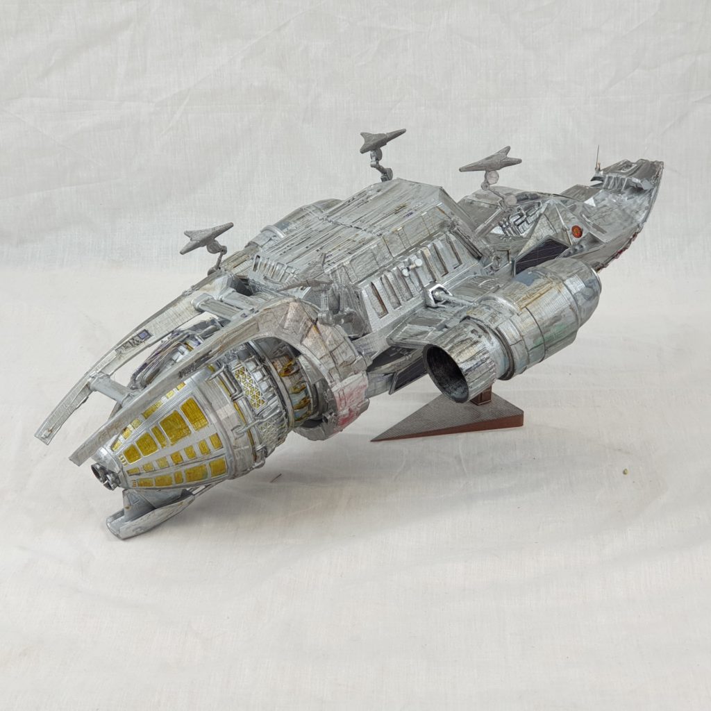 Hand Built And Painted Model Of The Serenity A Firefly Class Spaceship ...