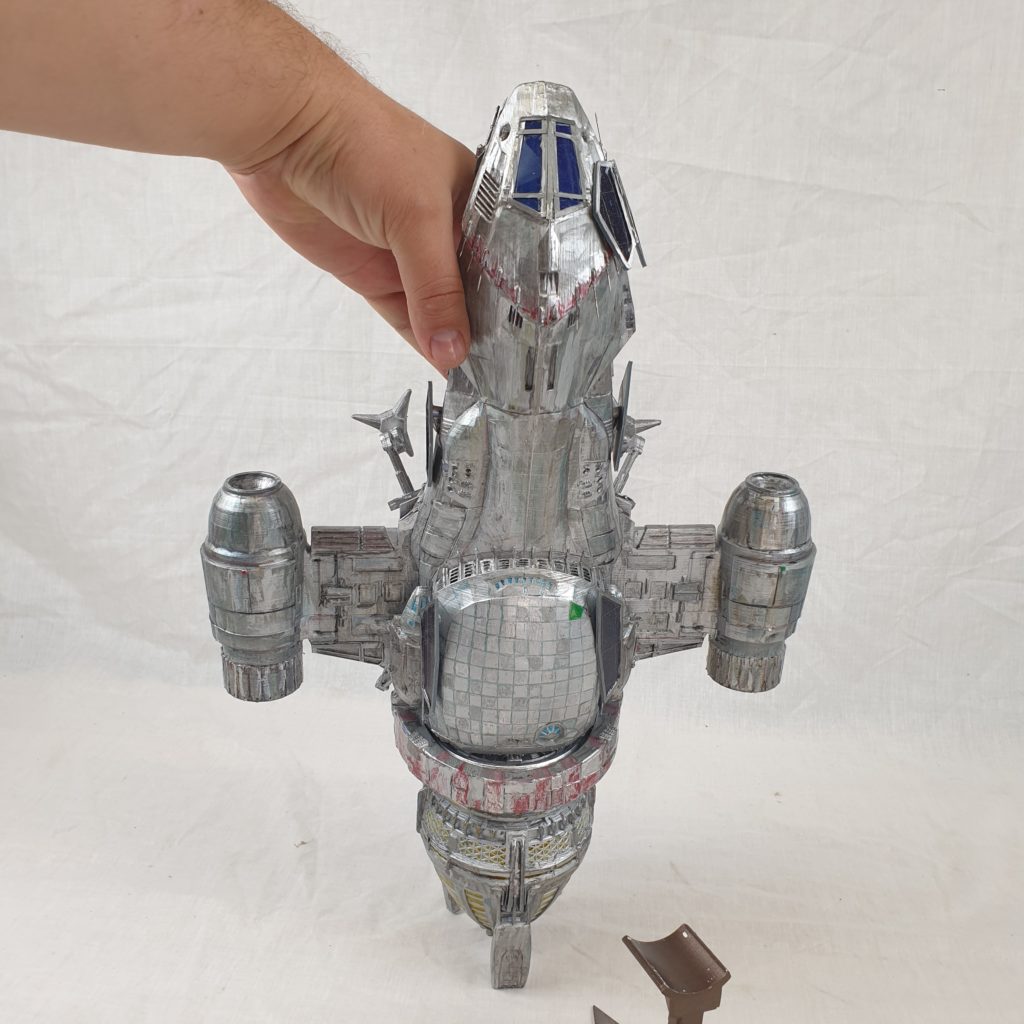 Hand Built And Painted Model Of The Serenity A Firefly Class Spaceship ...